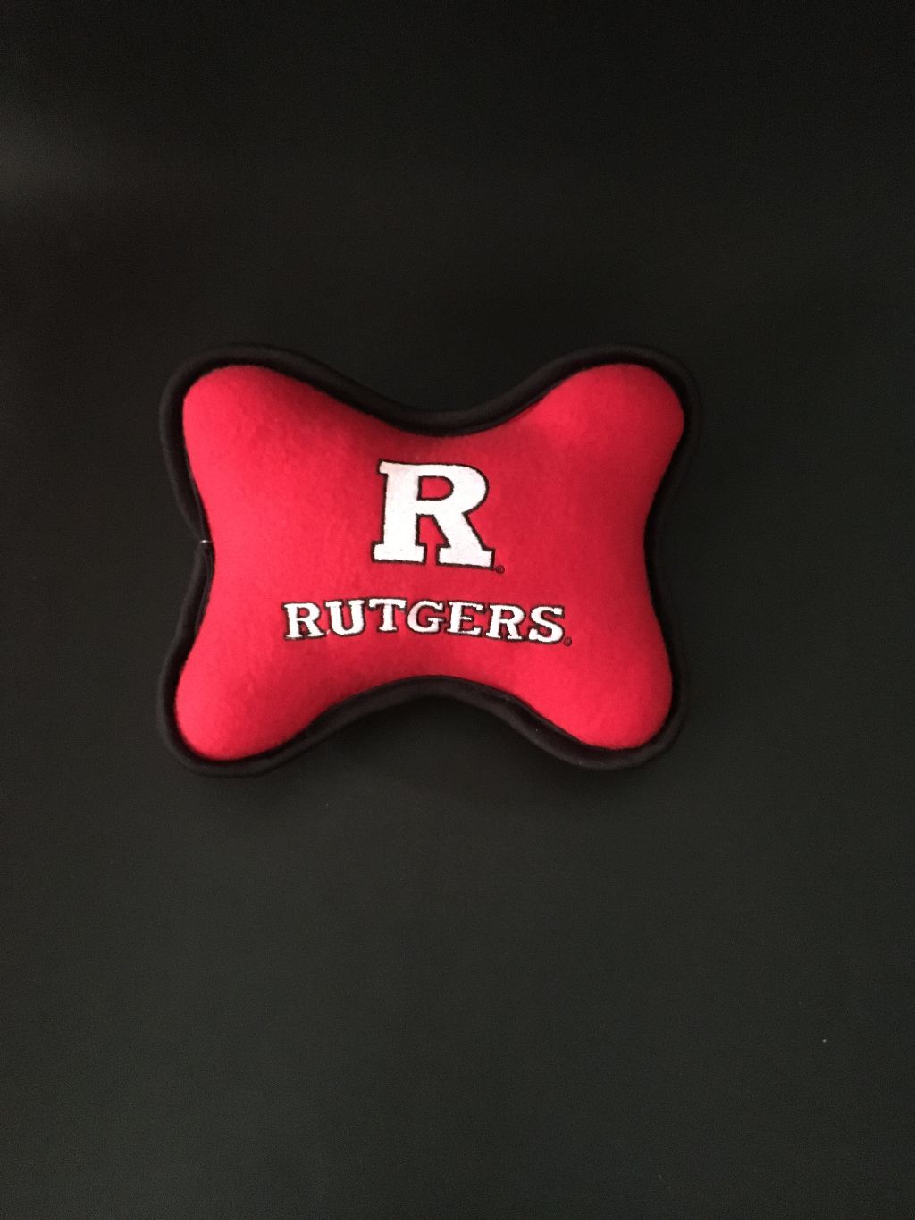 Rutgers Dog Squeaky Toy - Scarlet Fever Rutgers Gear