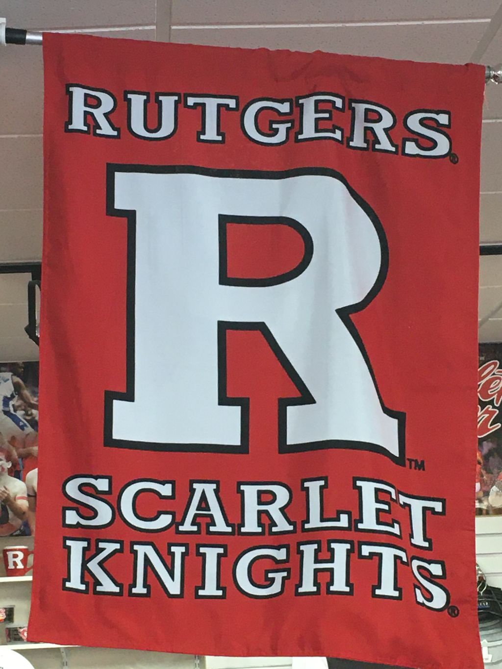 Rutgers House Banner Scarlet Knights - Scarlet Fever Rutgers Gear